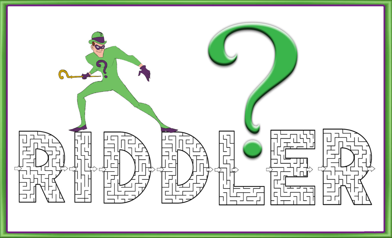 NEW! Joker & Riddler Letter Mazes - Batmo!