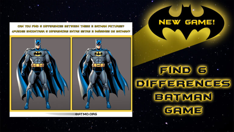 NEW! Find 6 Differences Batman Game - Batmo!